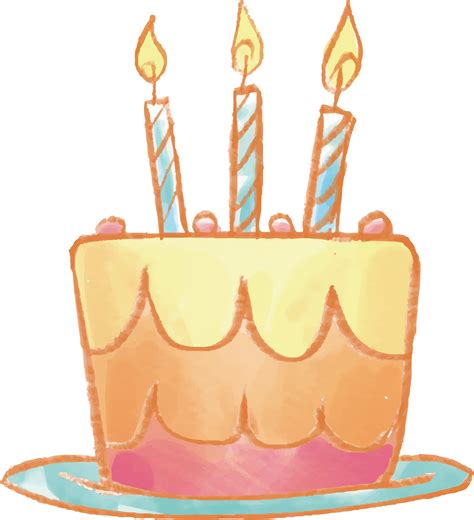 Premium Vector Doodle Cake And Happy Birthday Vector Happy B