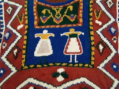 Gil Aimbez Vintage 1722 Nordic Hand Knitted Sampler Gem