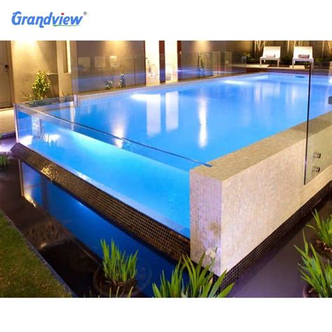 Spa 100mm Thick Acrylic Swimming Pool Wall Pool Plexiglass Sheets For