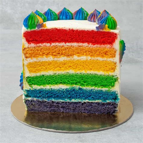 How To Make A Cake Rainbow