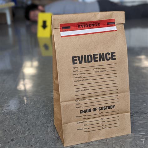 Heavy Duty Paper Evidence Bags For Secure Evidence Storage