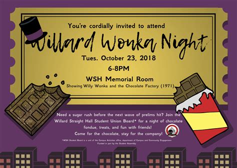 Willy Wonka Invitation