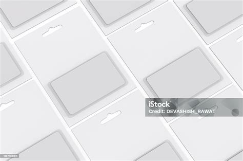 종이 물집 팩에 플라스틱 기프트 카드는 고립 된 흰색 배경 3d 그림에 템플릿을 조롱 모형에 대한 스톡 사진 및 기타 이미지 모형 상품권 0명 Istock