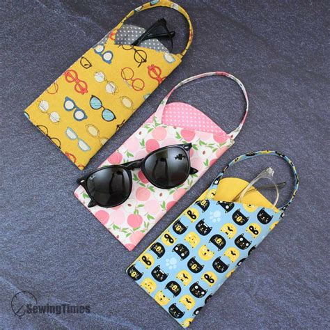 Free Pattern Easy Glasses Case Sewingtimes Download Pdf Sewing