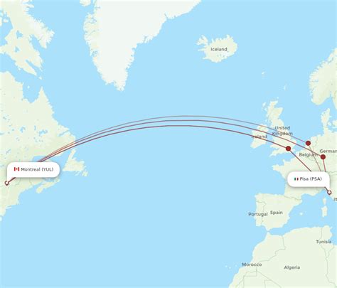 Flights From Montreal To Pisa Yul To Psa Airlines And Best Routes