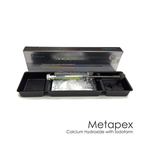 Metapex Calcium Hydroxide With Iodoform 22gm Syringe20 Tips