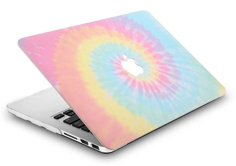 Kecc Macbook Case With Cut Out Logo Color Collection Colorful Spin