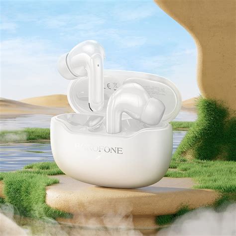 Borofone Fq1 Tws Shine Wireless Bt Headset Earbuds White