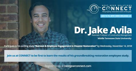 Dr Jake Avila From Mtsu Will Be Joining Us At Next Gear Connect To