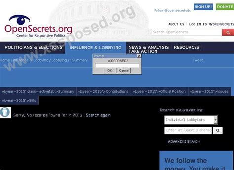 Opensecrets Org Cross Site Scripting Vulnerability OBB Open Bug Bounty