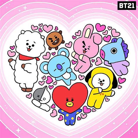 Bt21 Computer Background Bts  Wallpaper