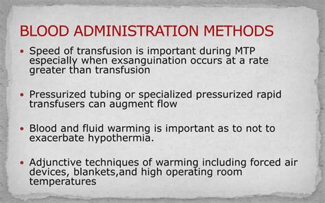 Massive Transfusion Protocol Pptx