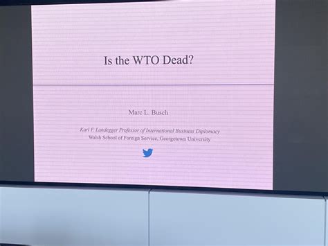 Pleasure To Have Been Invited By The Customs And International Trade