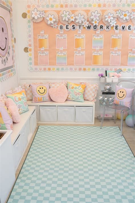 Pastel Classroom Rugs Schoolgirl Style