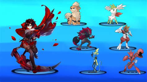 Ruby Rose Pokemon Team By R3dl1on83 On Deviantart