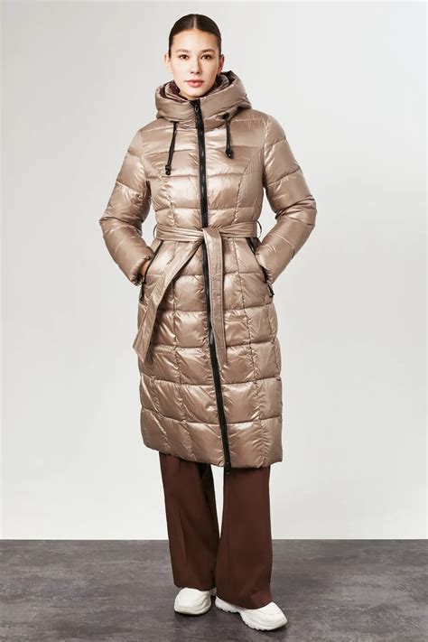 Стеганое пальто с капюшоном SnowQueen_collection 605467003 цены в ...