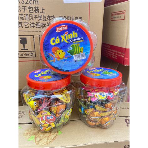 Kẹo Socola Hình Con Cá Việt Thái Hũ 200g Shopee Việt Nam