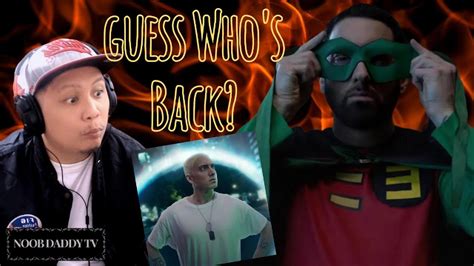 Guess Whos Back The Real Slim Shady Eminem Houdini Reaction
