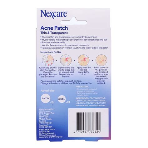 Nexcare Acne Patch Shop Skin And Scalp Treatments At H E B