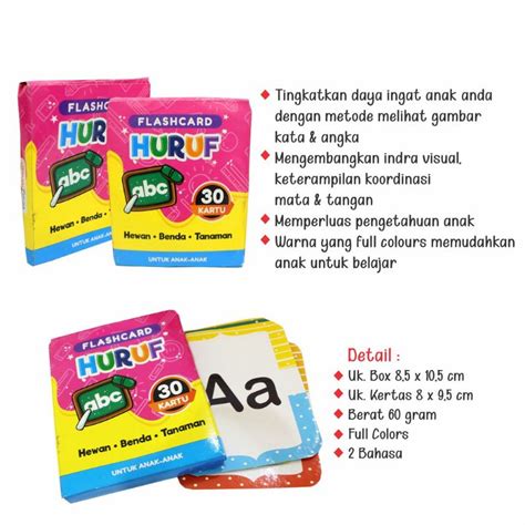 Jual Flash Card Abjad Hijaiyah Angka Shopee Indonesia