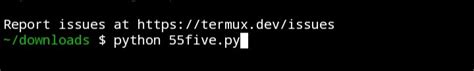 Script Termux 55 Five