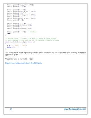 Wii Nunchuk For Arduino PDF Computer Peripherals Computing