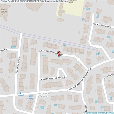 Rue Claude Bertholet Saint Laurent De La Salanque