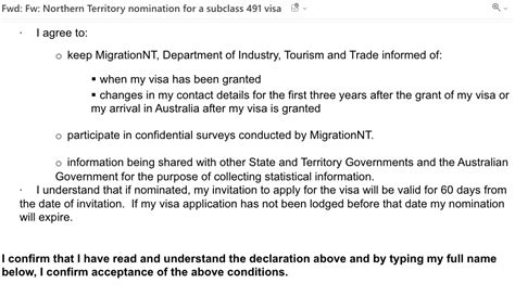 After Accepting Declaration Of Commitment From Northern Territory 491