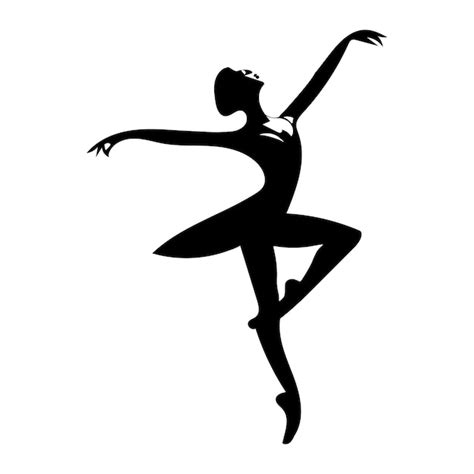 Premium Vector Black And White Chasse Dance Vector Illustration