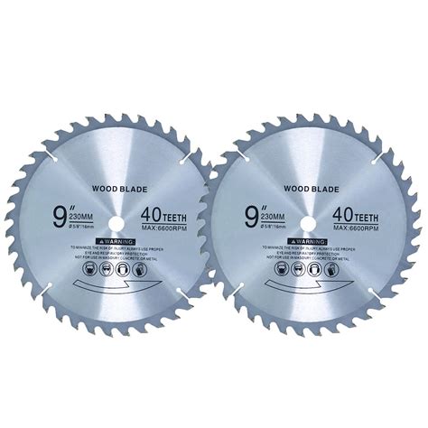 Table Saw Blade 𝑼𝒑𝒈𝒓𝒂𝒅𝒆 9 Inch 58 Arbor 40t Universal Fit Common Steel