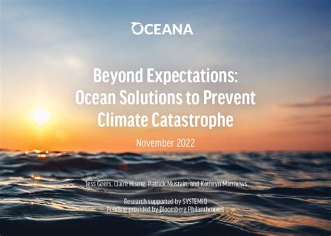 Beyond Expectations Ocean Solutions To Prevent Climate Catastrophe