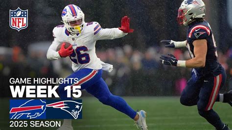 Buffalo Bills Vs New England Patriots Game Highlights Nfl 2025