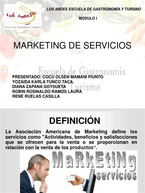 Definición Y Tipos De Marketing De Servicios Pdf Marketing Publicidad