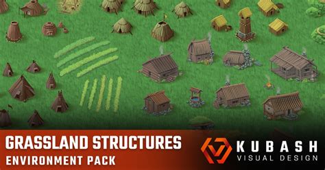 Environment Pack Grassland Structures 2d Icons Unity Asset Store
