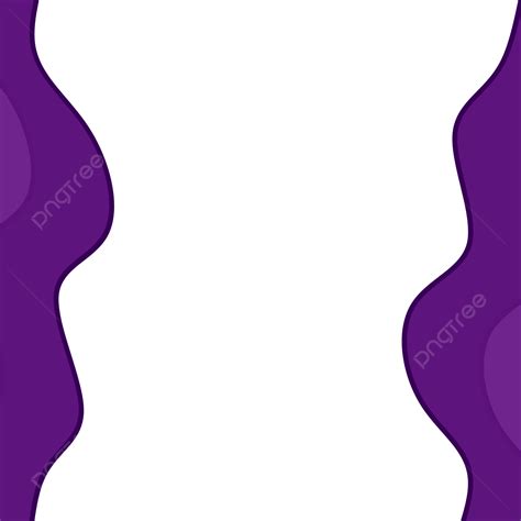 Violet Wave Border Poster Background Powerpoint Border Powerpoint