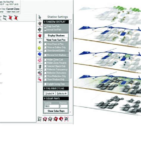 A Autodesk Ecotect Analysis For Shadow B Using The Shadow Analysis For Download Scientific