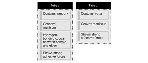 Solved Below Are Two Glass Test Tubes A And B Filled With