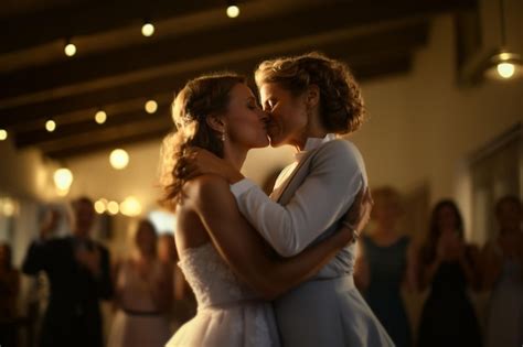 Premium Photo Intimate Moment Between A Lesbian Couple Sharing
