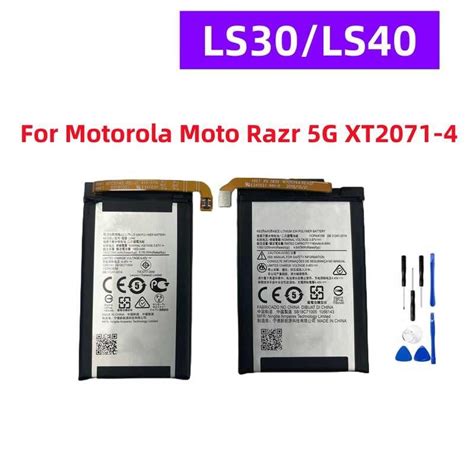 Baterya Ls40 Ls30 Para Sa Motorola Moto Razr 5g Xt2071 4 Mobile Phone Battery Pagpapalit Ng Mga