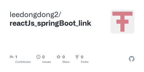 Github Leedongdong2reactjsspringbootlink