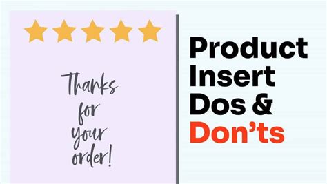 Amazon Product Inserts Dos And Donts For Growth Brand Builder University