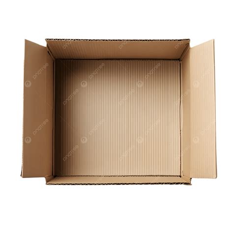 Open Cardboard Box Png