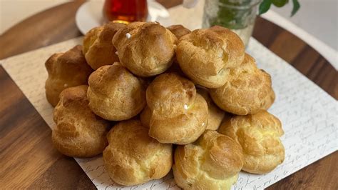 طرز تهیه نون خامه‌ای به سبک قنادی Easy And Delicious Cream Puff Recipe🧁 Youtube