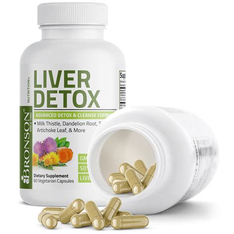Liver Detox Advanced Detox And Cleansing Formula Bronson Vitamins