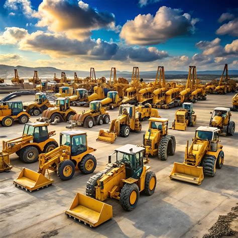 Heavy Equipment Rental Yard With Onsite Repair Services Premium Ai
