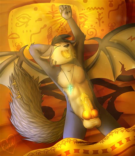 Rule 34 Anthro Bed Black Hair Blue Canine Demon Egyptian Eipril