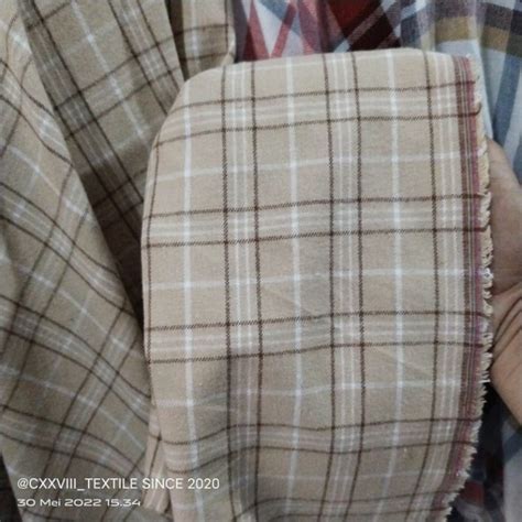 Jual Kain Cottun Flanel Motif Kotak Cocok Untuk Kemeja Per 1 Mer Shopee Indonesia