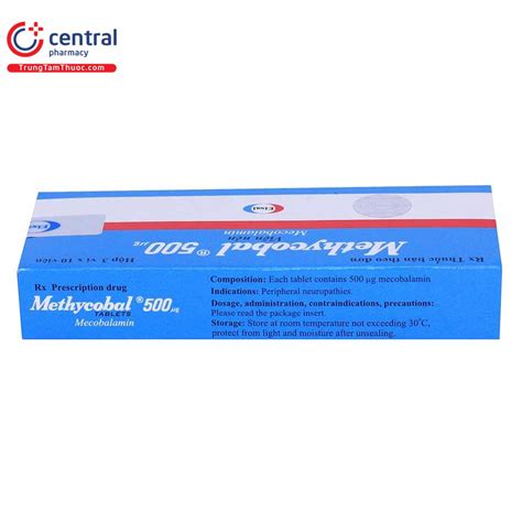 Thuốc Methycobal 500mcg Tác Dụng Liều Dùng Lưu ý Sử Dụng