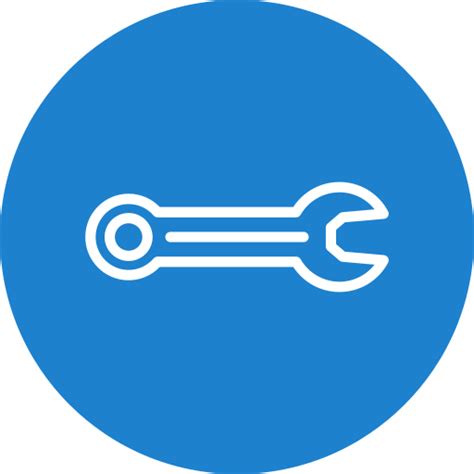 Spanner Generic Color Fill Icon