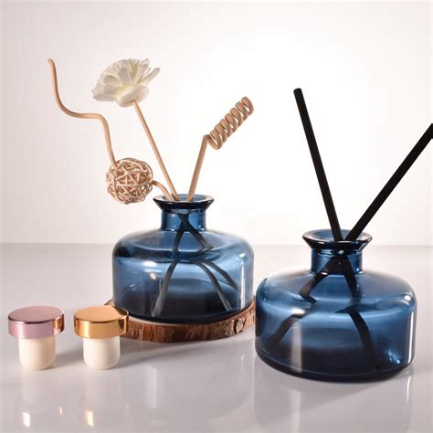 200ml French Blue Room Aroma Designer Diffuser Bottle Glass Buy
